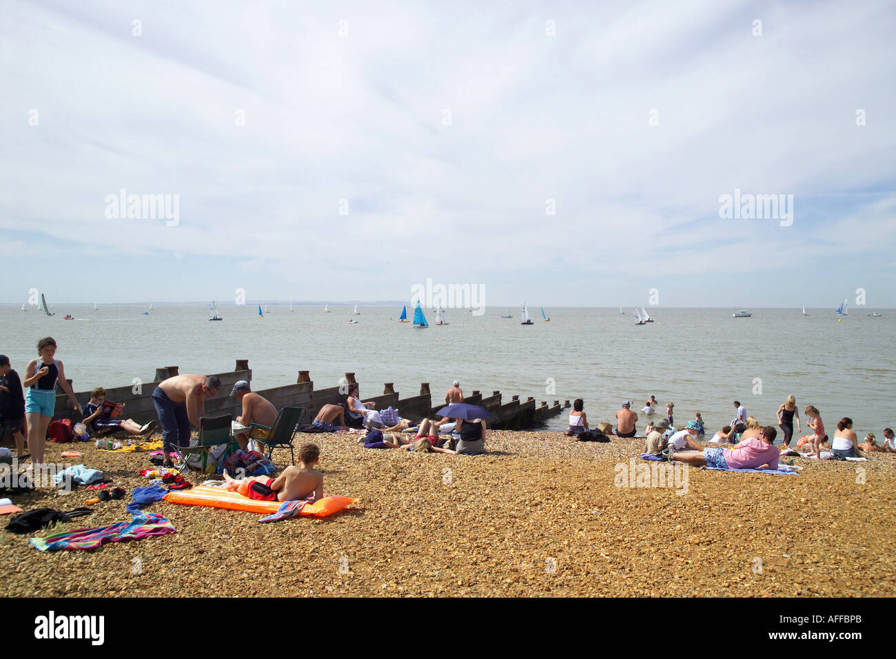 The Beach at Whitstable Kent Stock Photo - Alamy