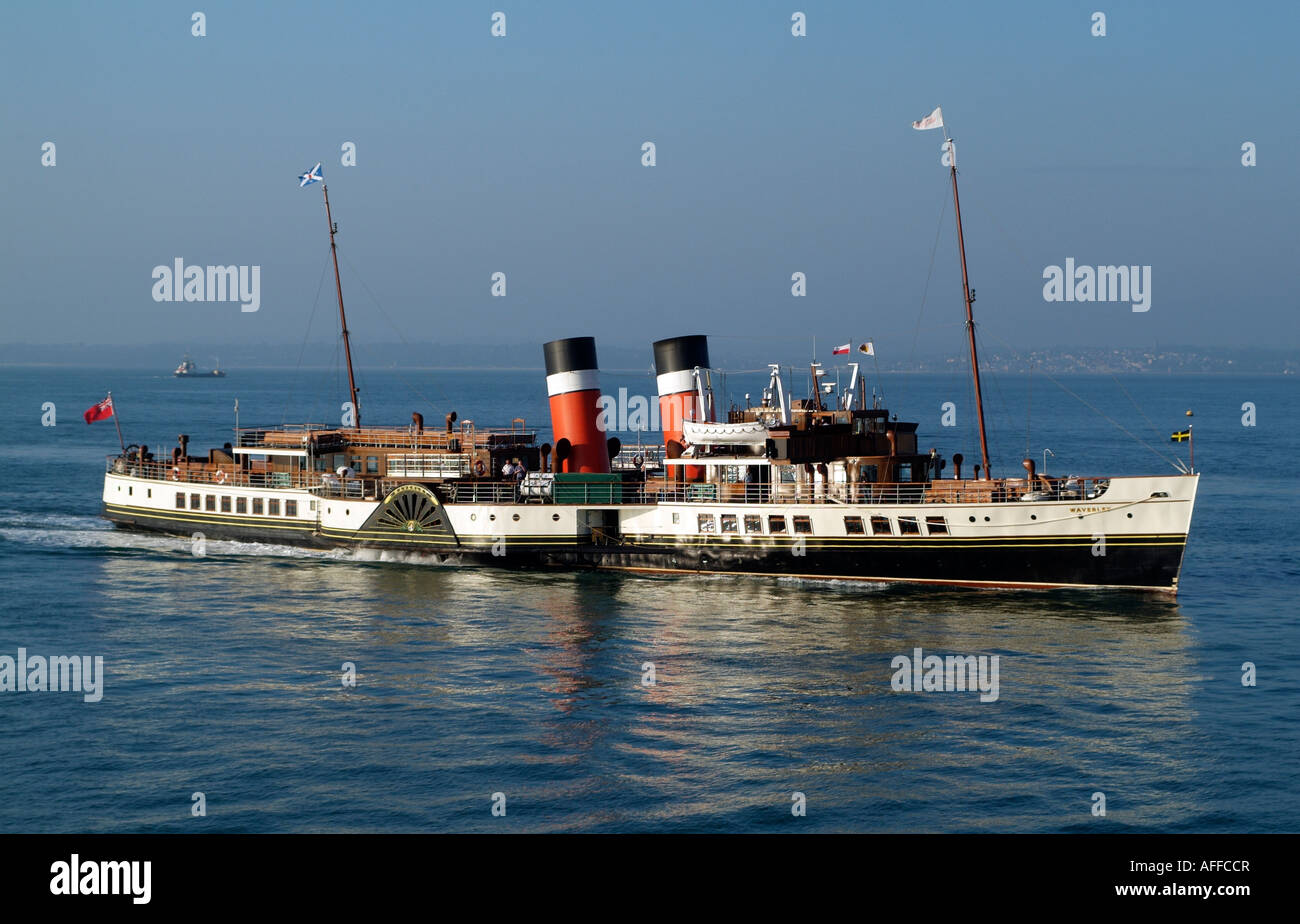 Paddle Steamer Waverley the last sea going paddle steamer in the world ...