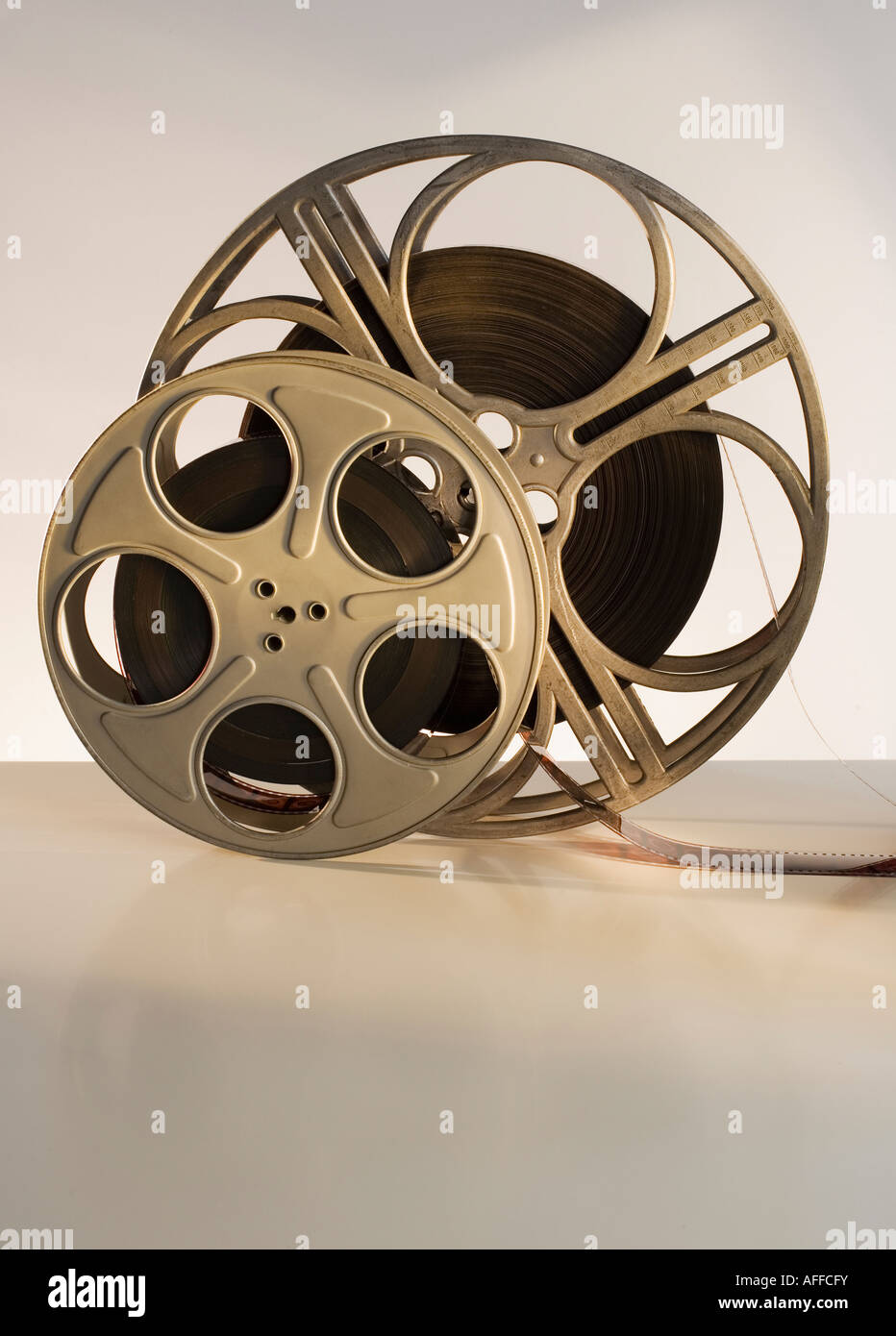 Cinema film reels Stock Photo - Alamy