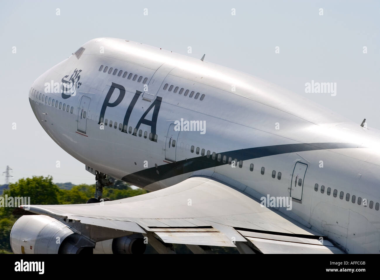 PIA Pakistan International Airways Boeing 747 Jumbo jet at MAN ...