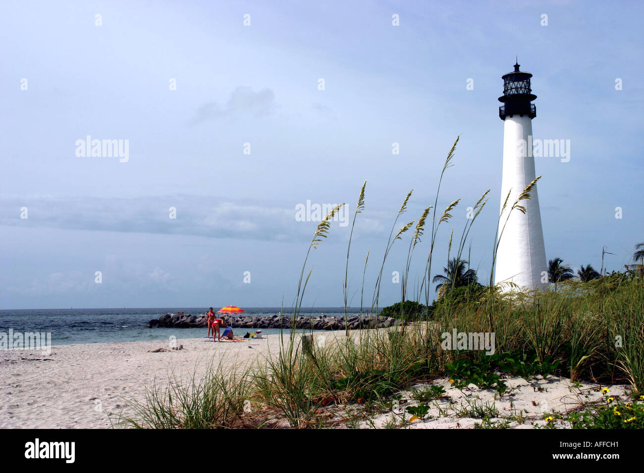 Key Biscayne Lighthouse Stock Photo - Alamy