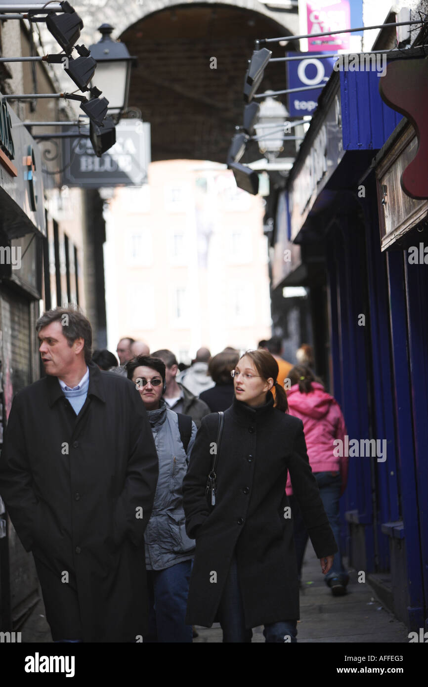 People walking the streets of Dublin Stock Photo - Alamy