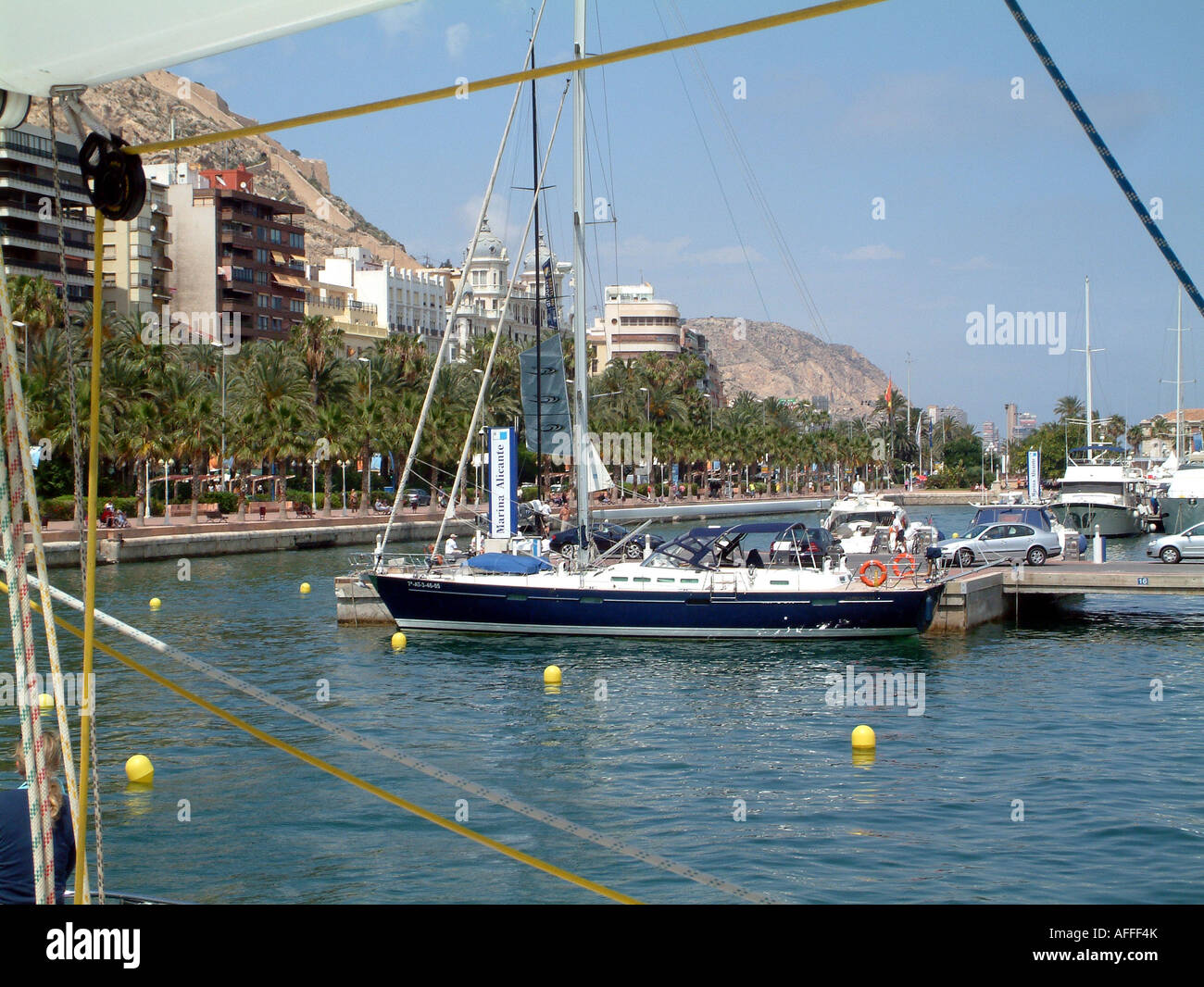 Alicante waterfront and marina, Alicante, Community of Valencia, Spain ...