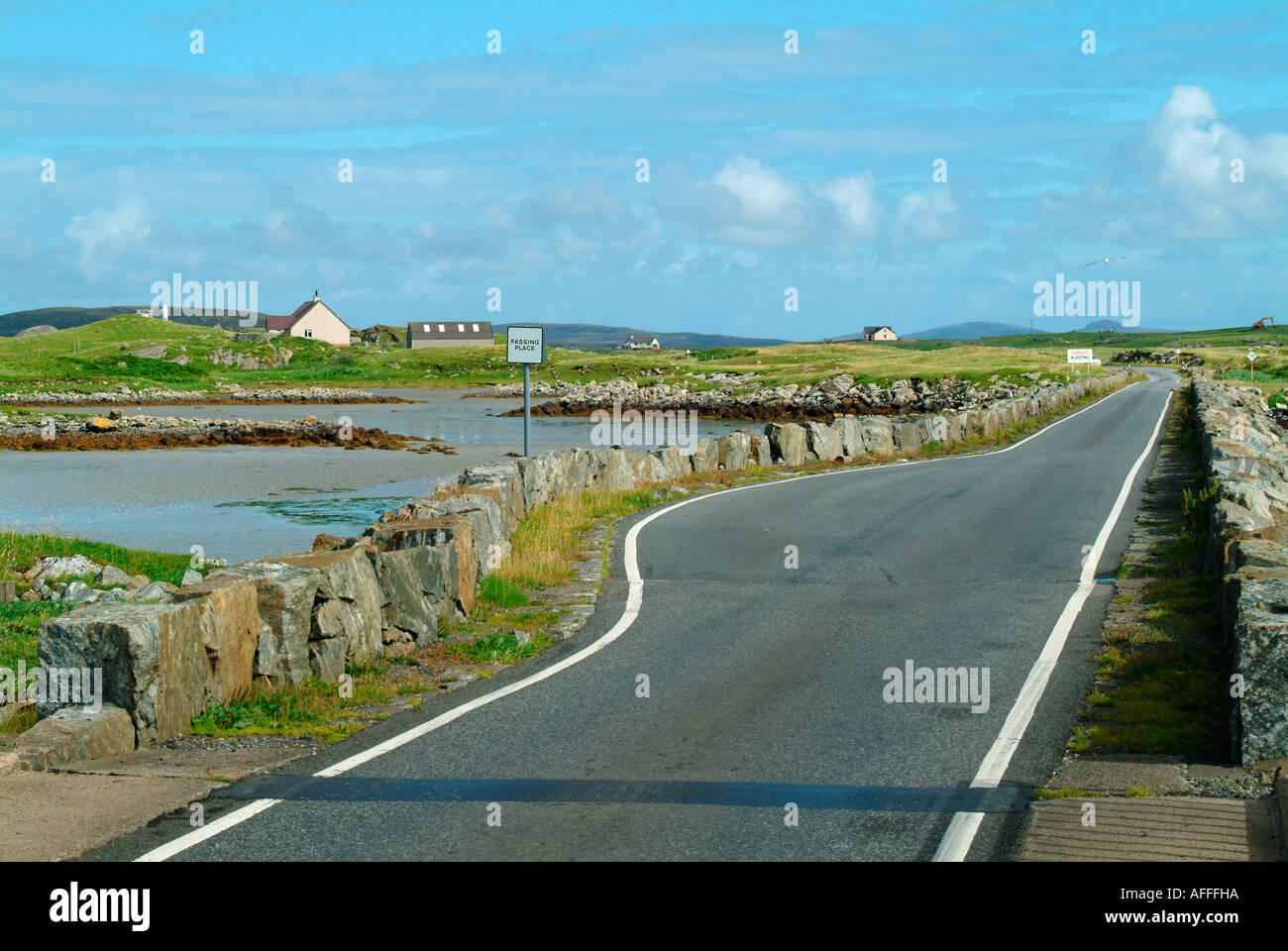 south uist causeway western isles outer hebrides scotland uk gb Stock ...