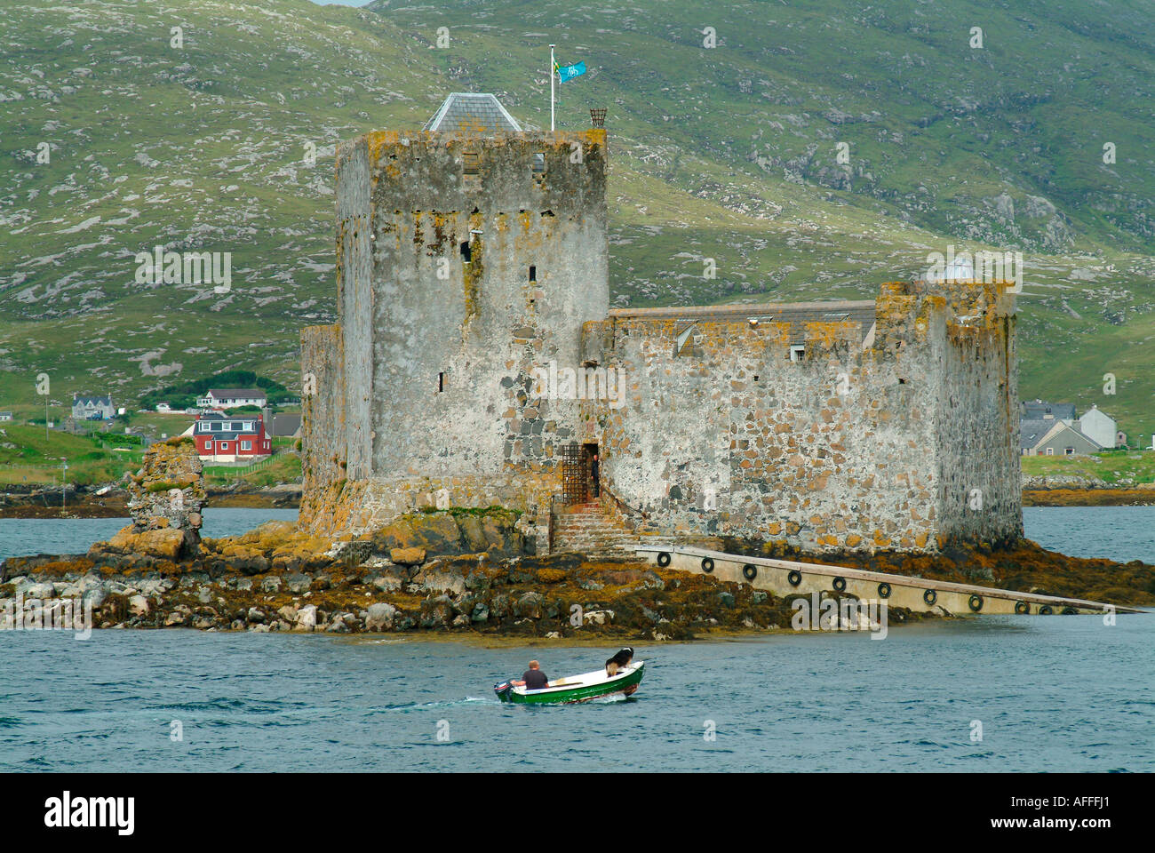 Kisimul (also Kiessimul or Chisimul) Castle medieval castle located in ...