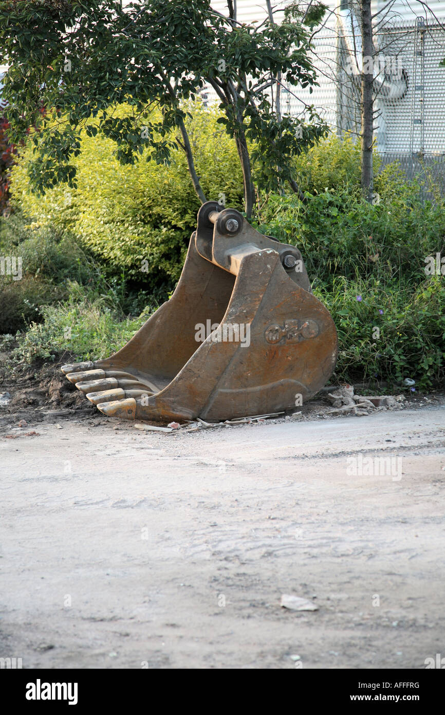 Digger Bucket 002 Stock Photo - Alamy