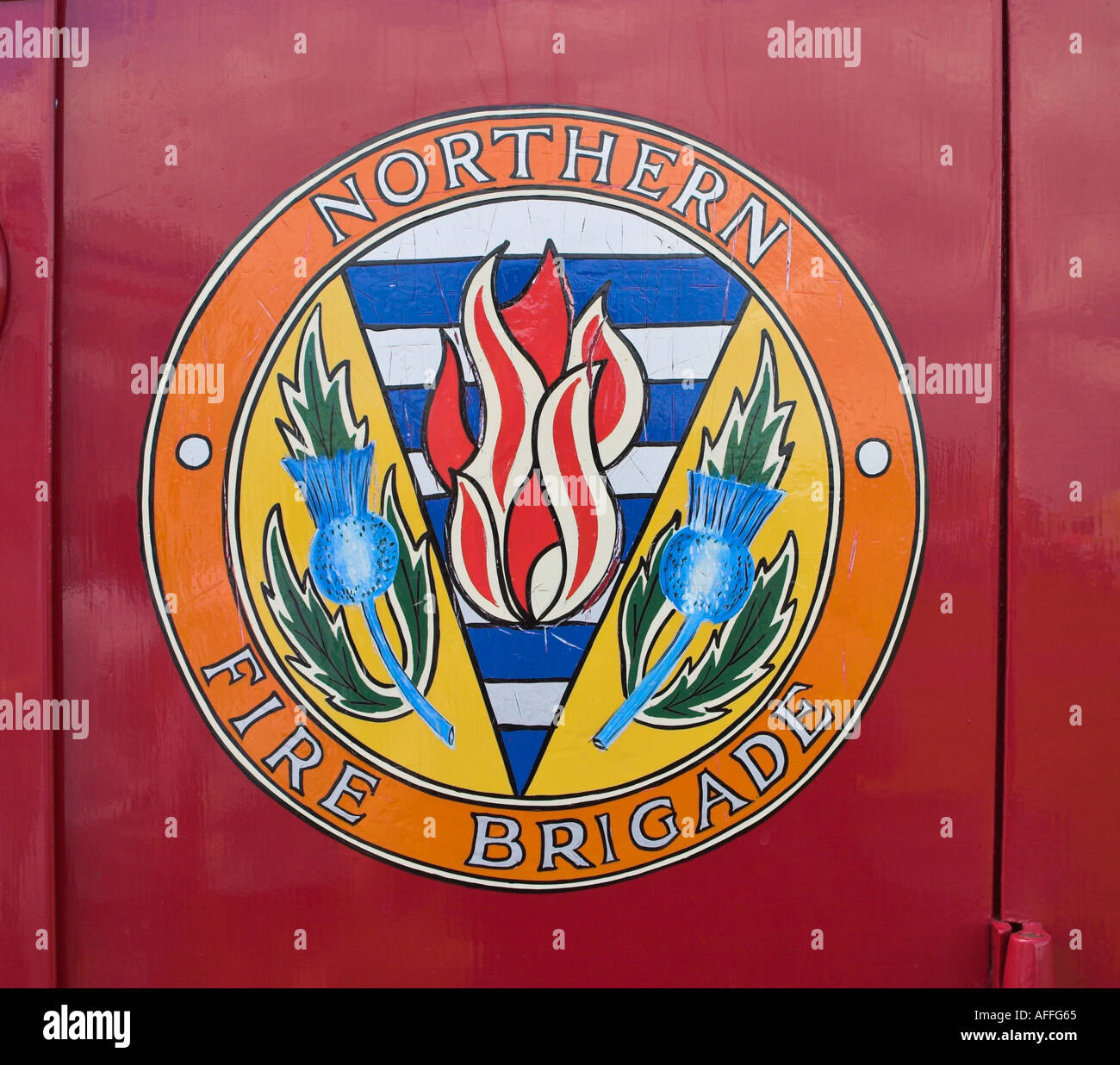 British fire brigade insignia hi-res stock photography and images - Alamy
