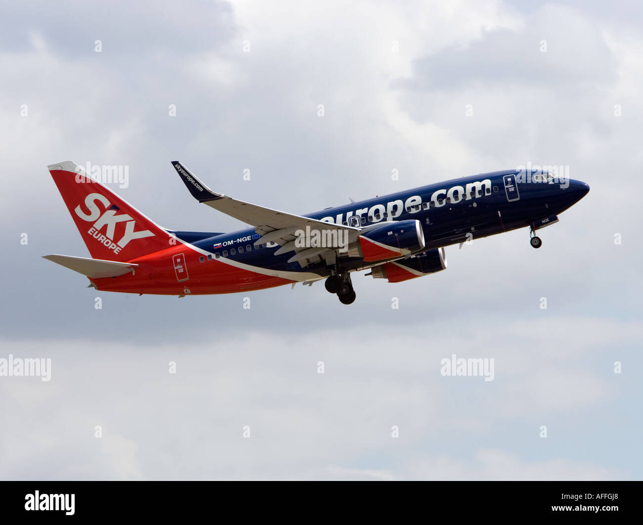 SkyEurope sky europe Airlines at MAN Manchester Airport Stock Photo - Alamy