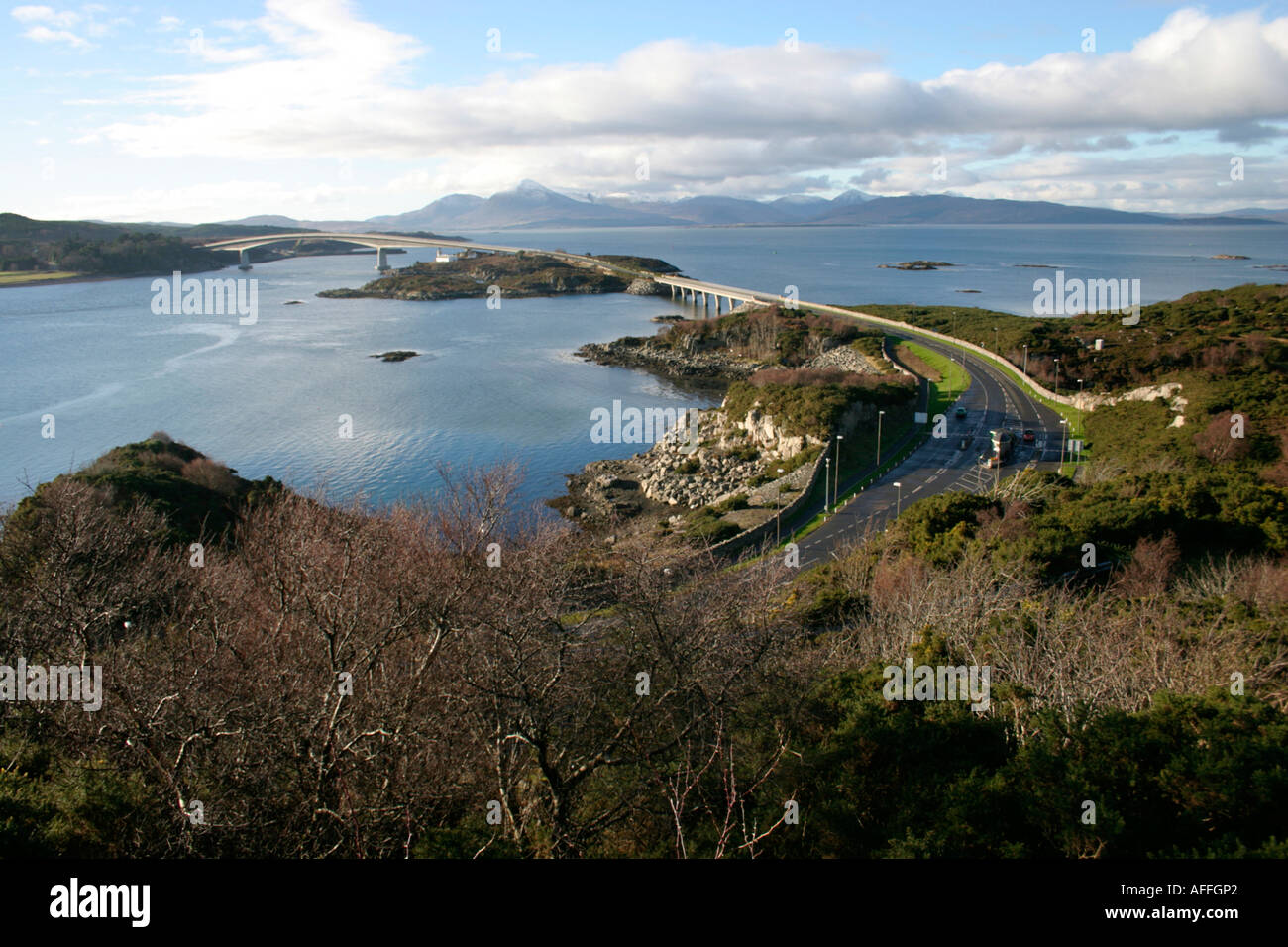 the skye bridge scotland uk gb Stock Photo - Alamy
