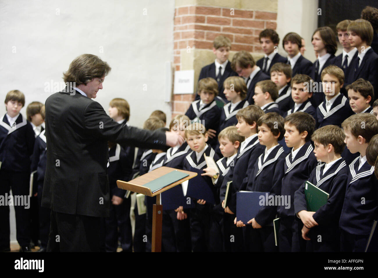 Thomanerchor in the church Thomaskirche Stock Photo - Alamy