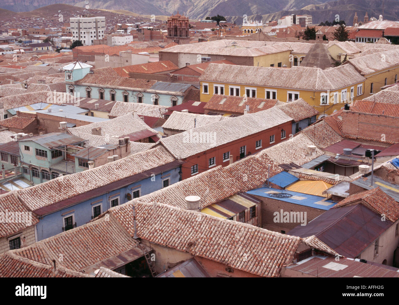 Colonial houses potosi bolivia hi-res stock photography and images - Alamy