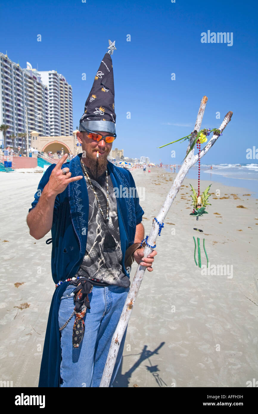 Wizard at Daytona Beach Florida U S A Winter Holiday School Break ...
