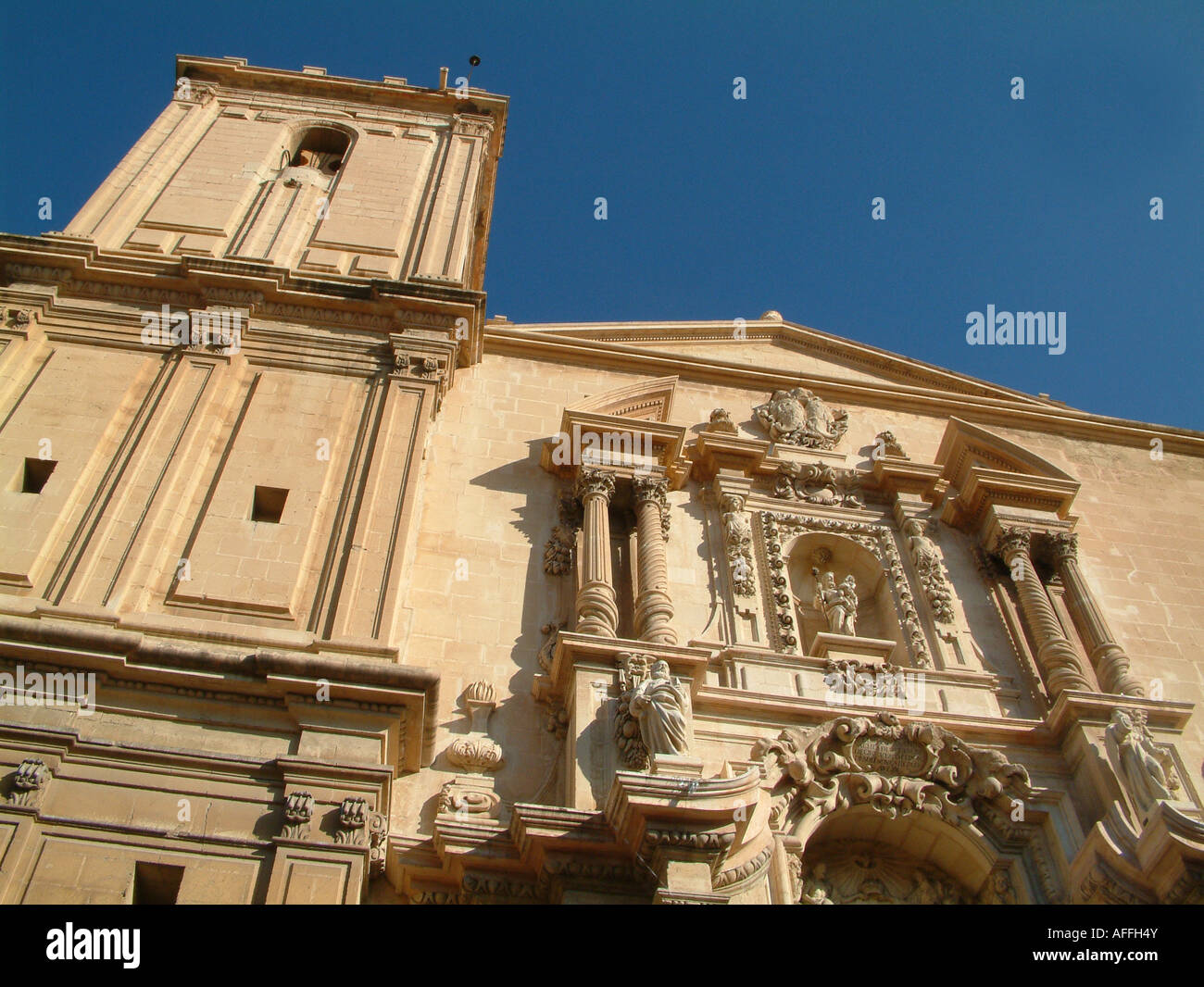 Elche Elx Basilica de Santa Maria church in Alicante valencian ...