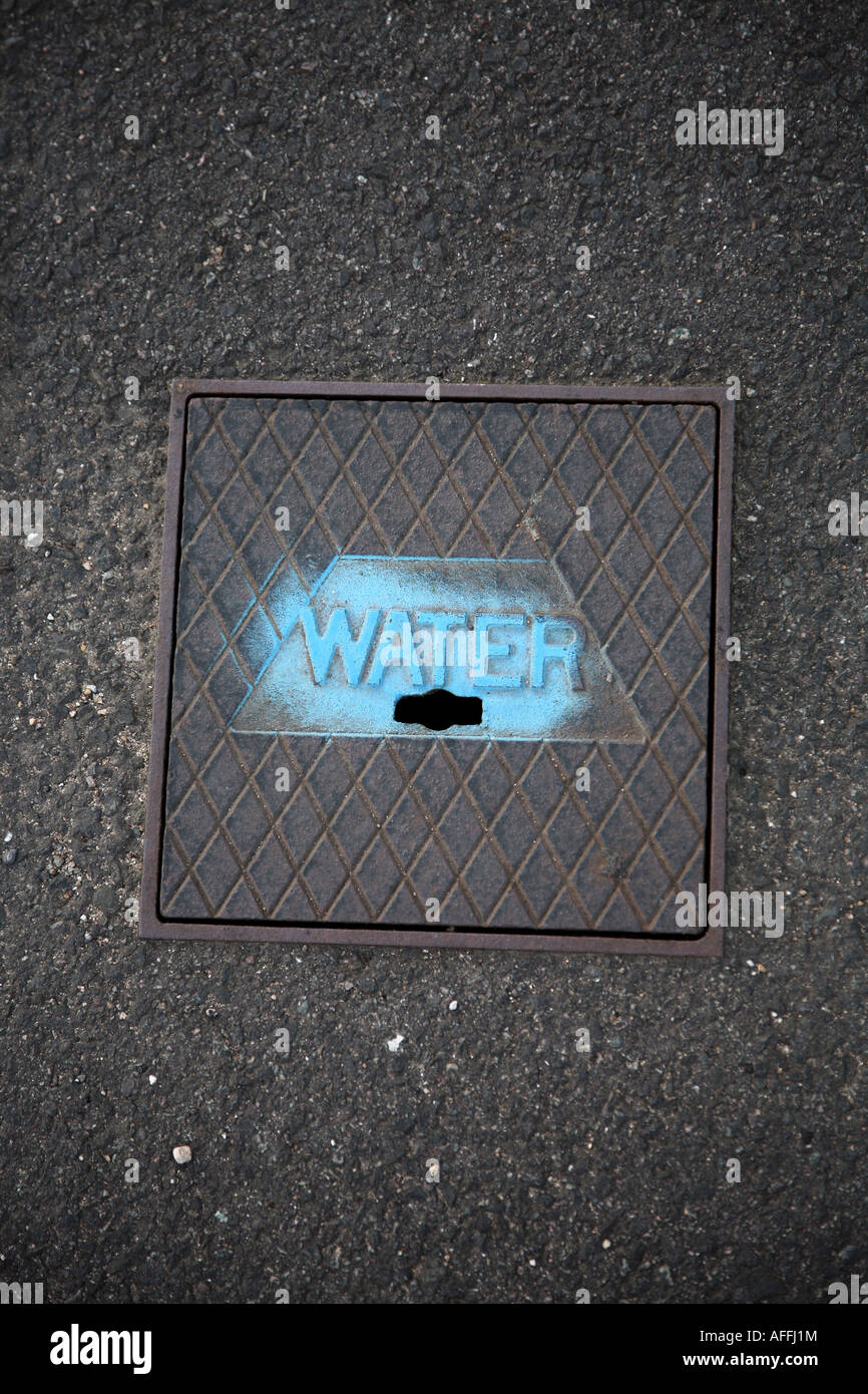 Water Stopcock Cover 001 Stock Photo - Alamy