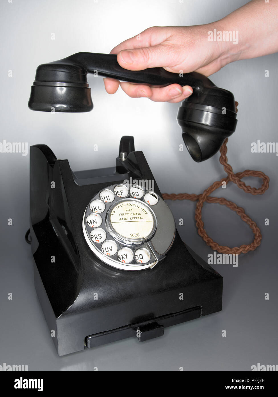 Telephone ear piece hi-res stock photography and images - Alamy