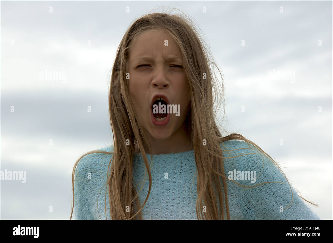 Lips open close up shout hi-res stock photography and images - Alamy