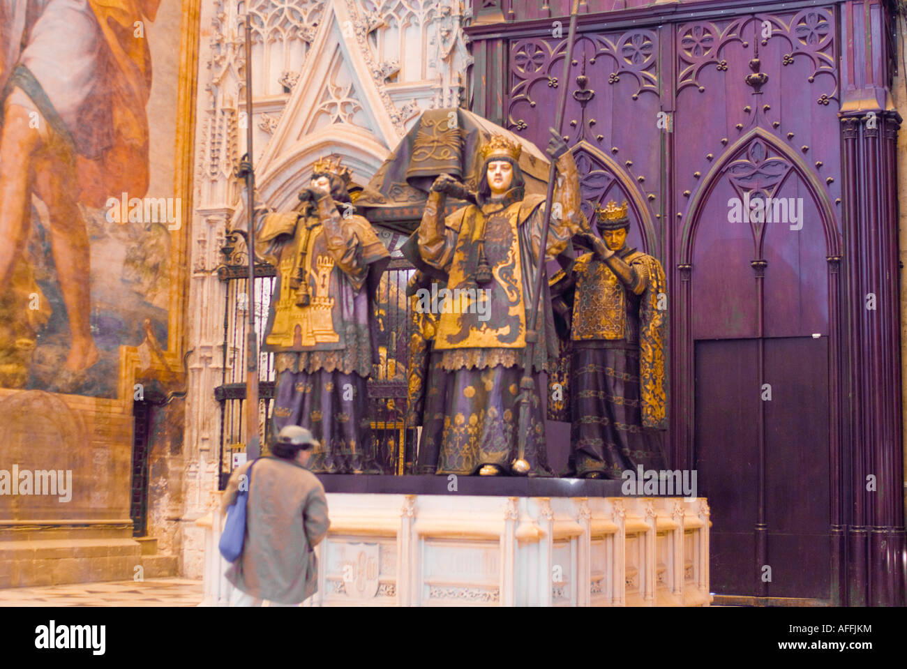 Seville spain grave christopher columbus hi-res stock photography and ...