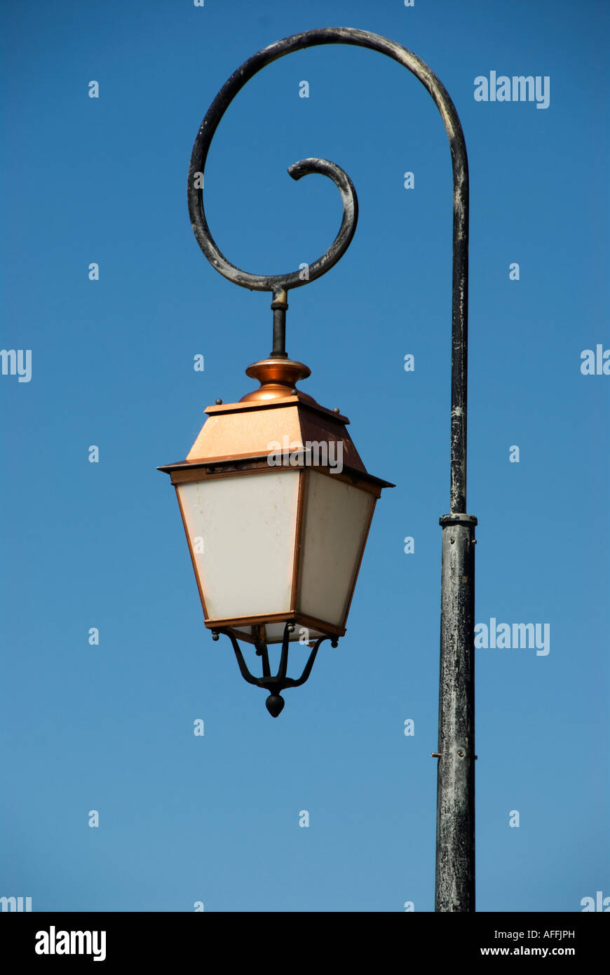 Image of a classic design for a French lampost Stock Photo - Alamy