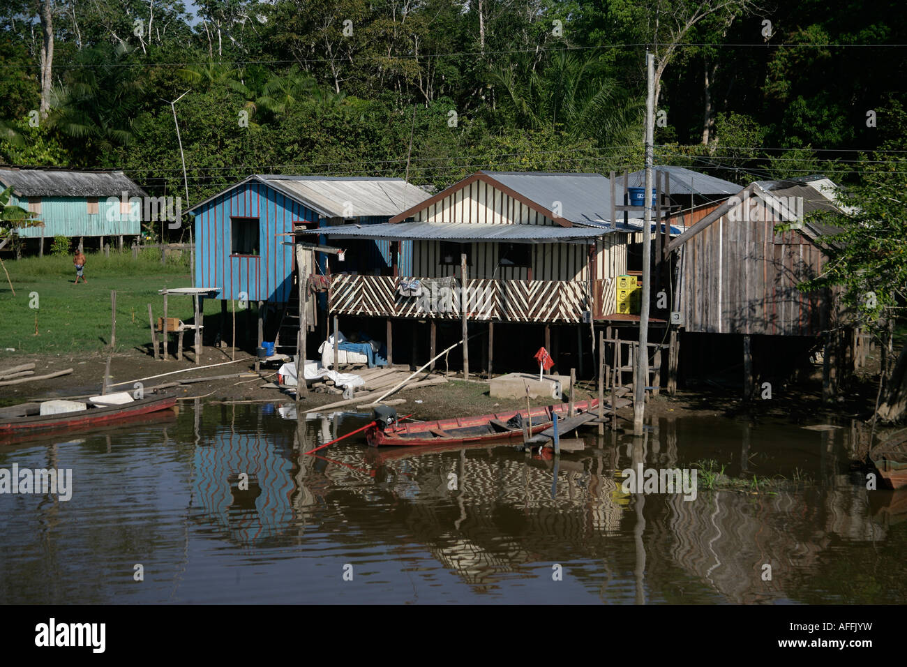 Amazon River Village Stock Photos & Amazon River Village Stock Images ...
