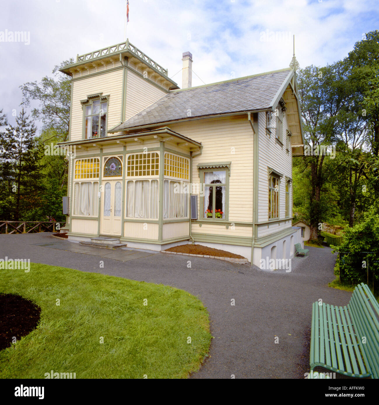 Troldhaugen - Edward Grieg’s House in Norway Stock Photo - Alamy