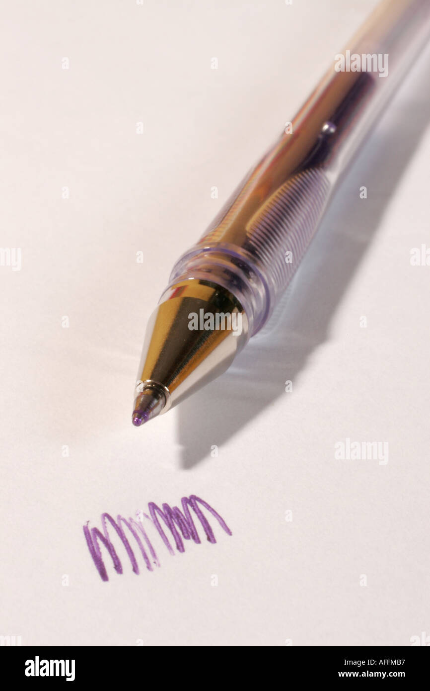 Ball Point Pen Stock Photo - Alamy