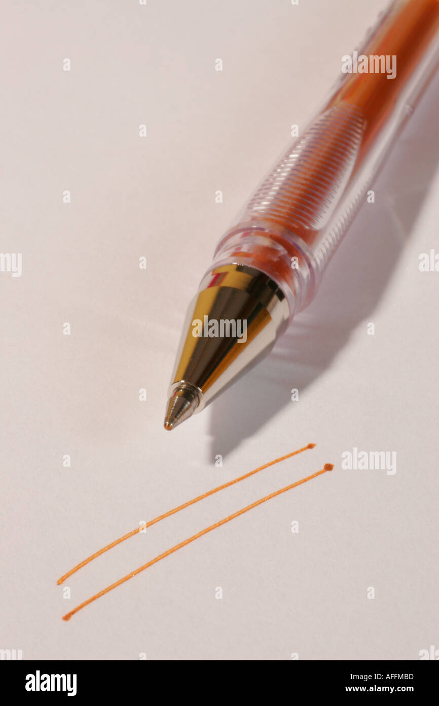 Ball Point Pen Stock Photo - Alamy