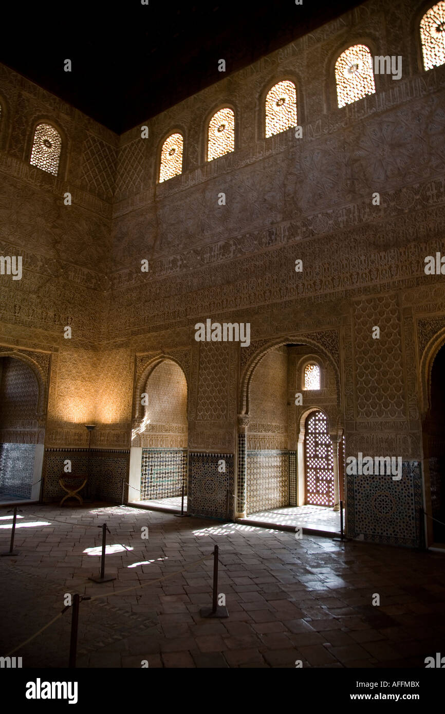 Alhambra Royal Room Stock Photo - Alamy