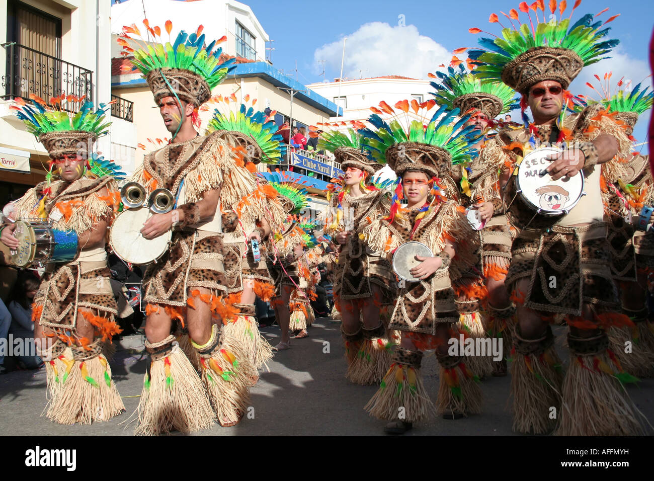 Image from the “Bateria”, the percussion musicians of the Samba School ...