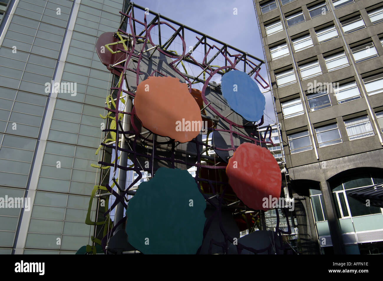 modern sculpture building art Victoria London Stock Photo - Alamy