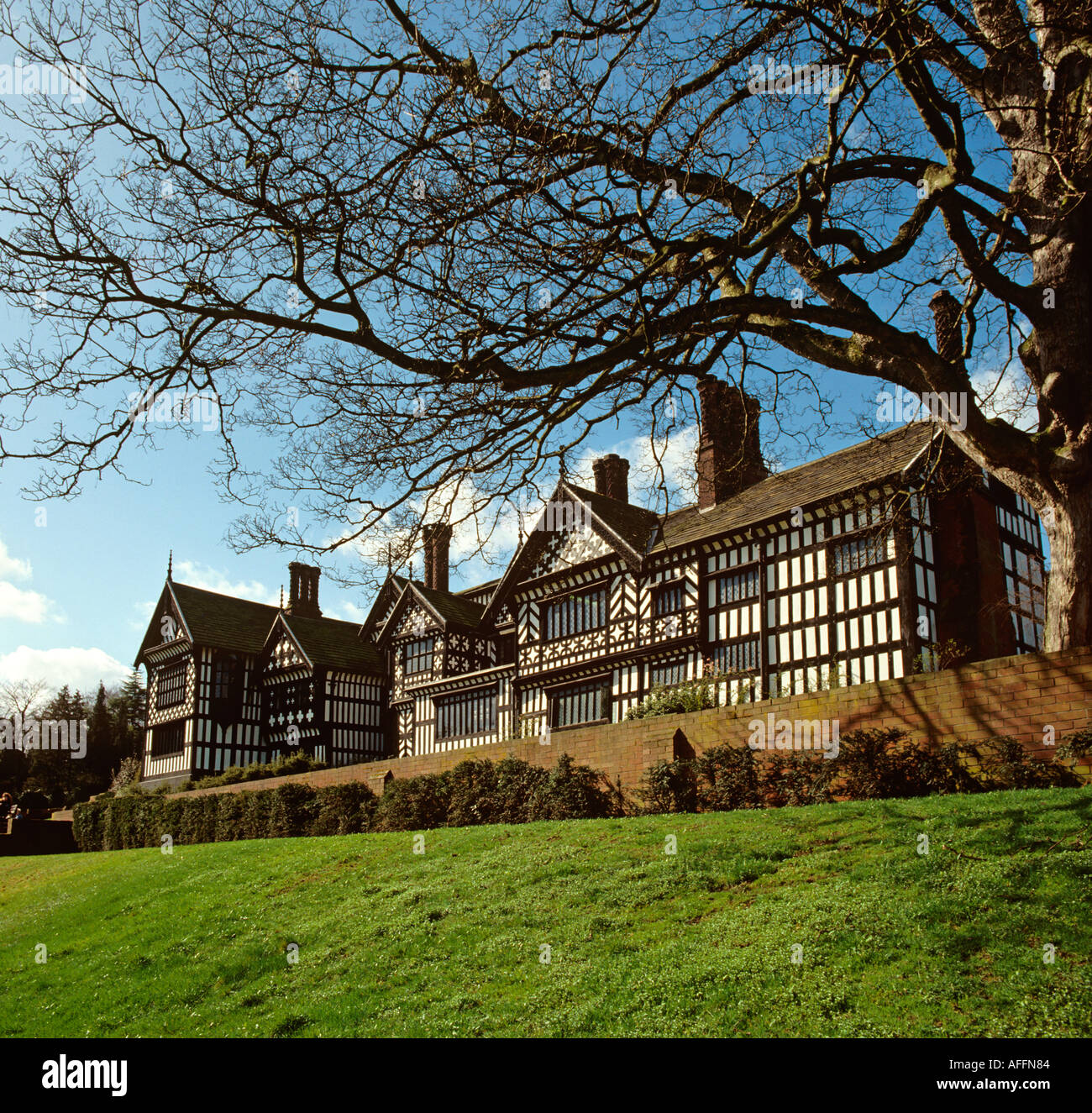 Cheshire Stockport Bramhall Park Bramall Hall Stock Photo - Alamy