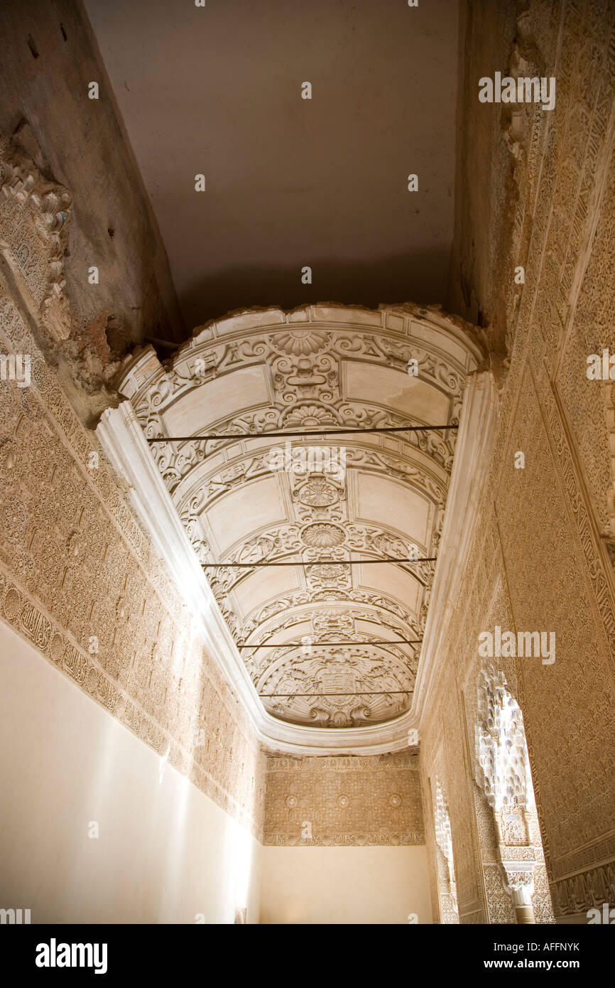 Restored Ceiling in Alhambra Stock Photo - Alamy