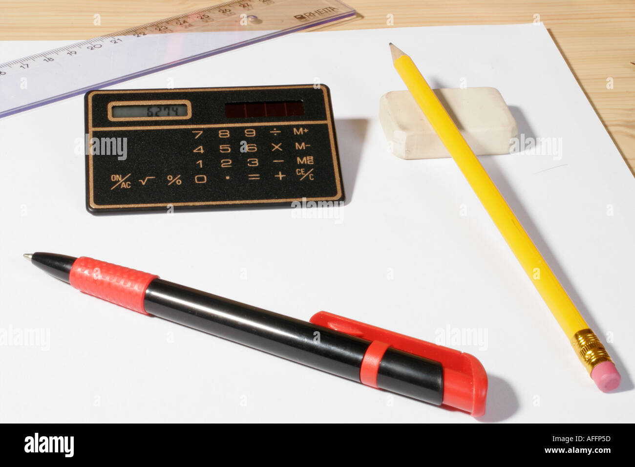 pocket calculator Stock Photo - Alamy