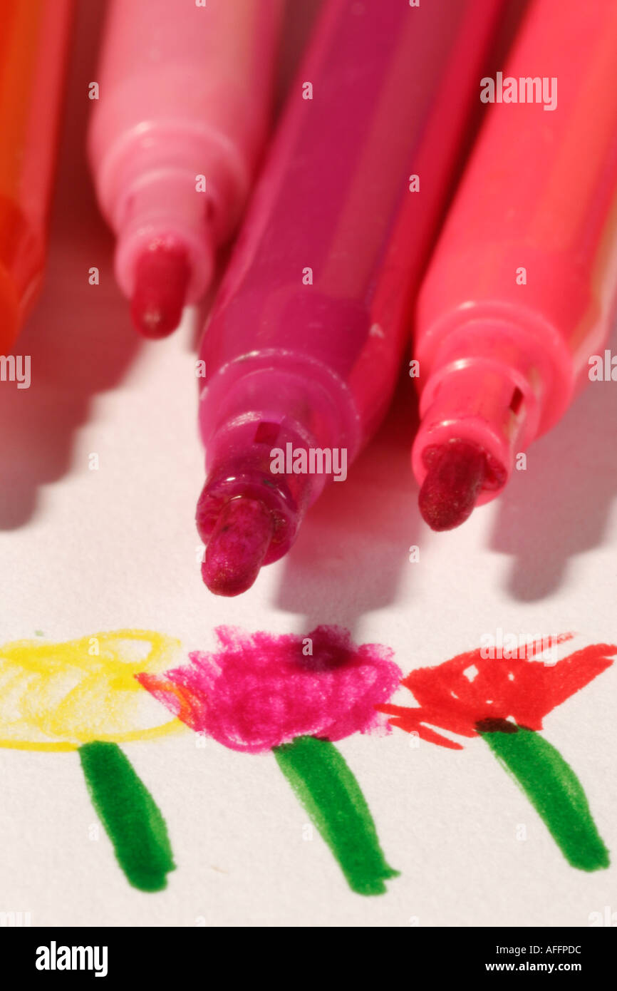 Filzstift zeichnung hi-res stock photography and images - Alamy