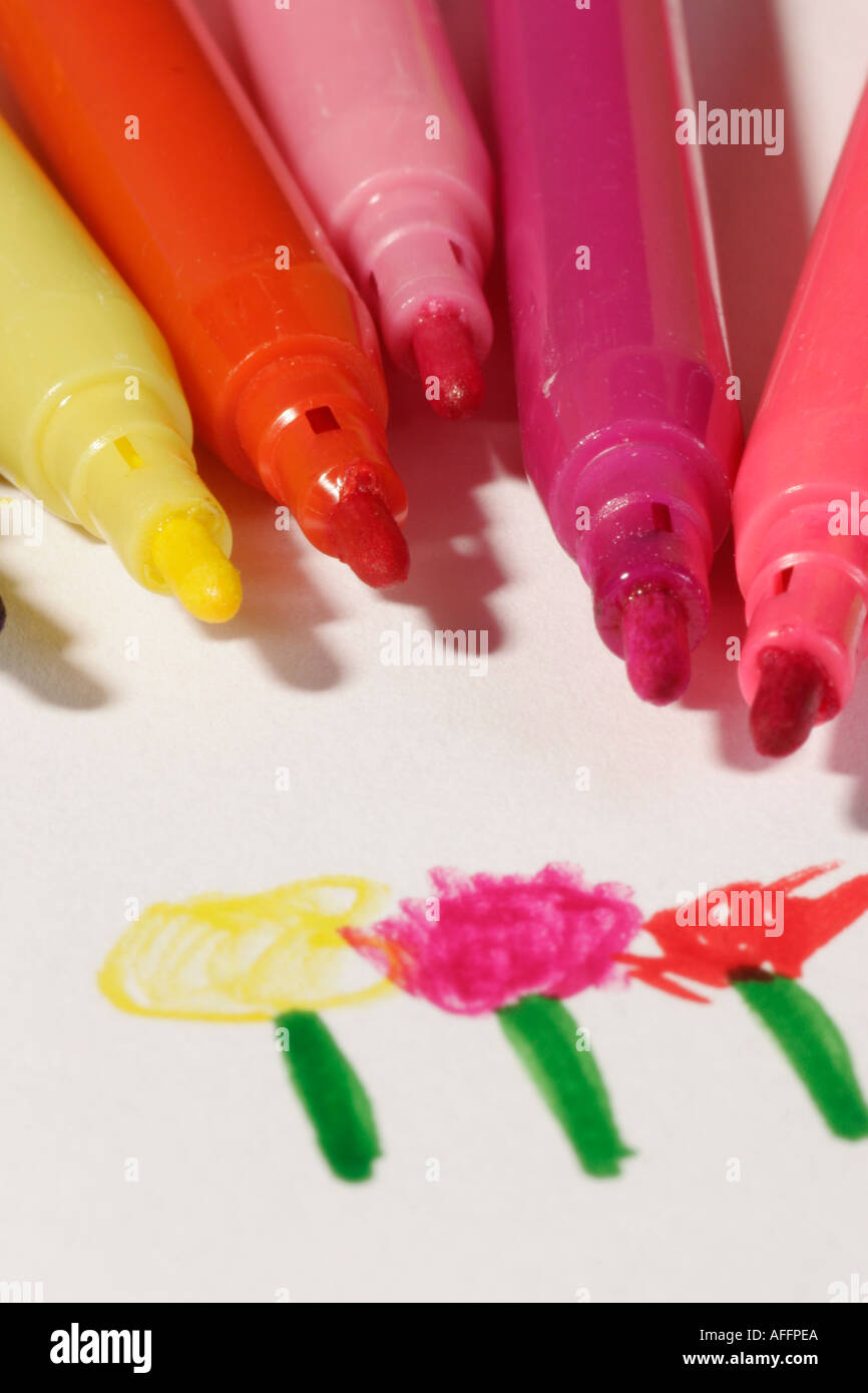 Filzstift zeichnung hi-res stock photography and images - Alamy