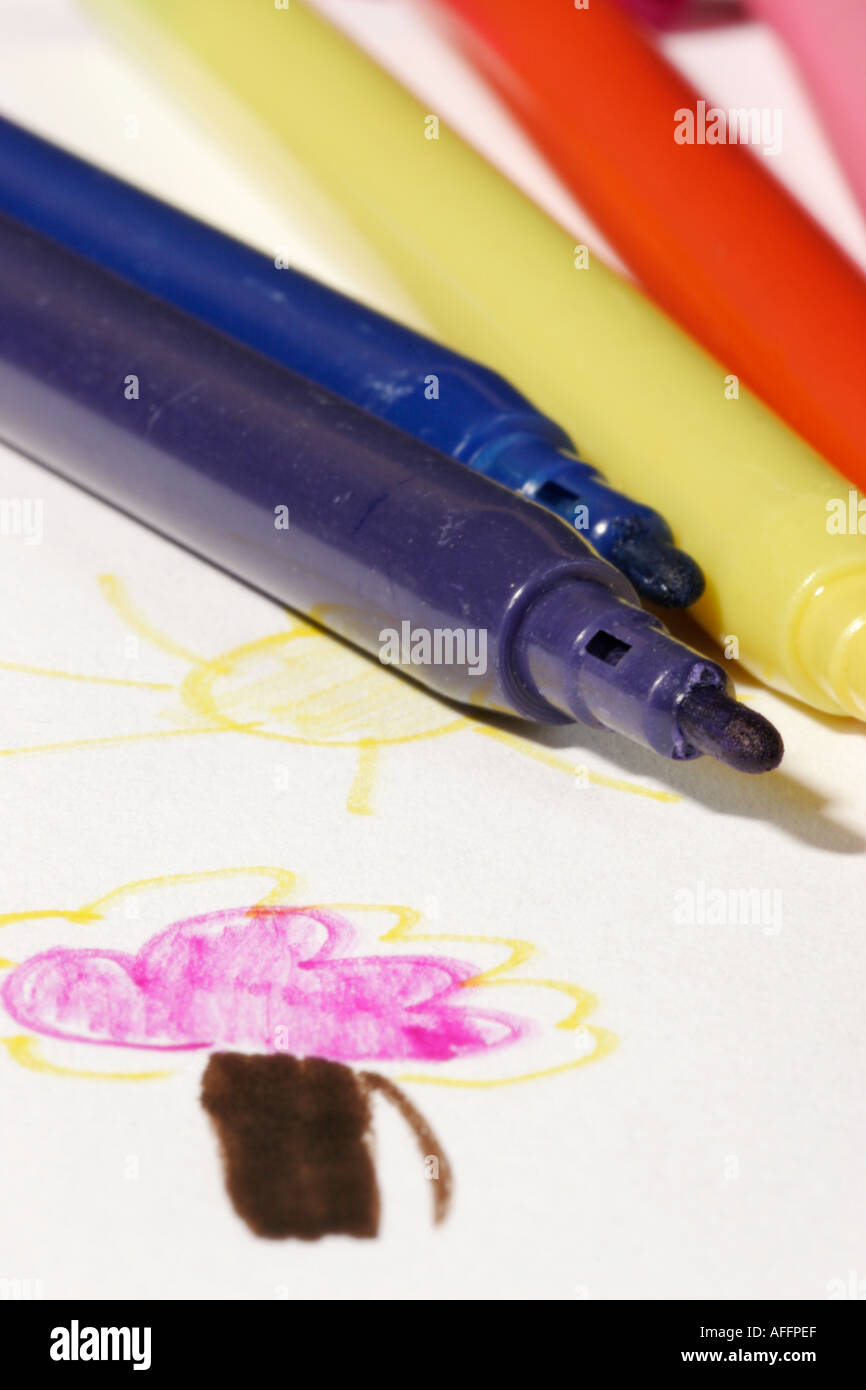 Filzstift zeichnung hi-res stock photography and images - Alamy