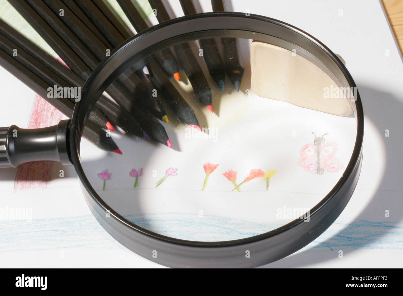 Pencil Distortion High Resolution Stock Photography and Images - Alamy
