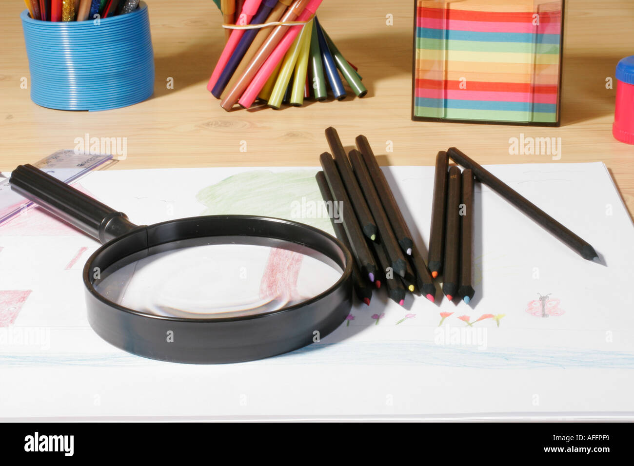Pencil Distortion High Resolution Stock Photography and Images - Alamy