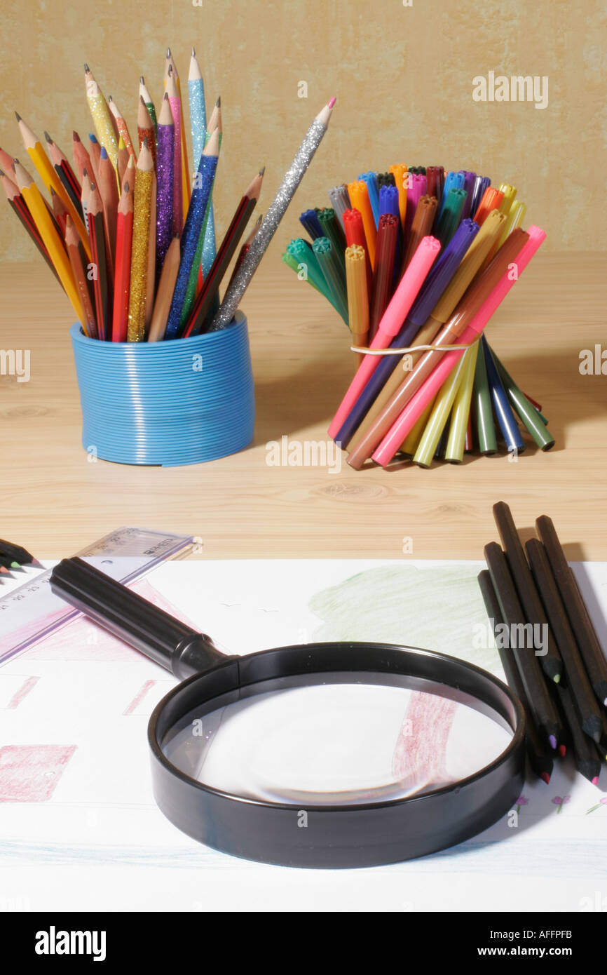 Pencil Distortion High Resolution Stock Photography and Images - Alamy