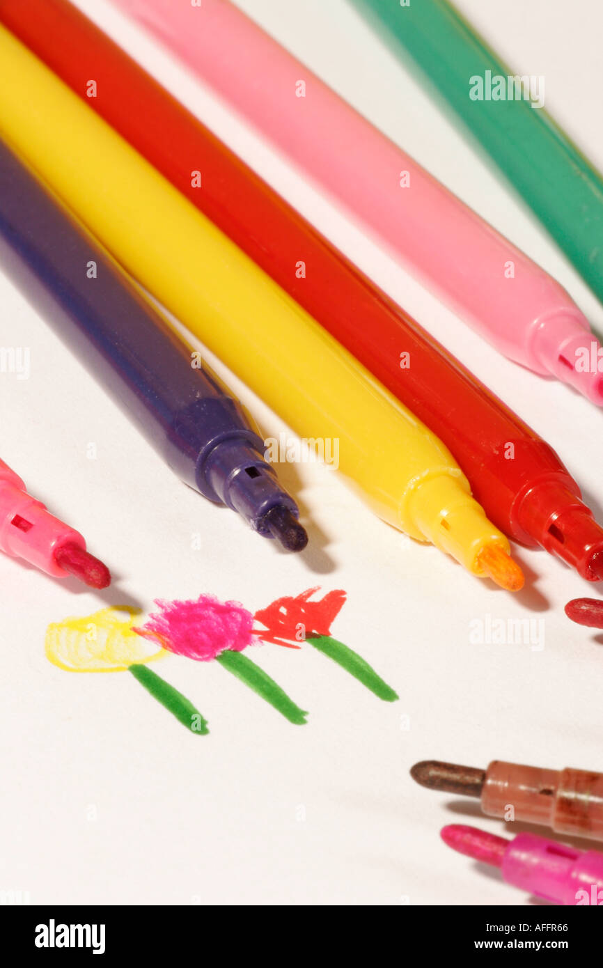 Filzstift zeichnung hi-res stock photography and images - Alamy