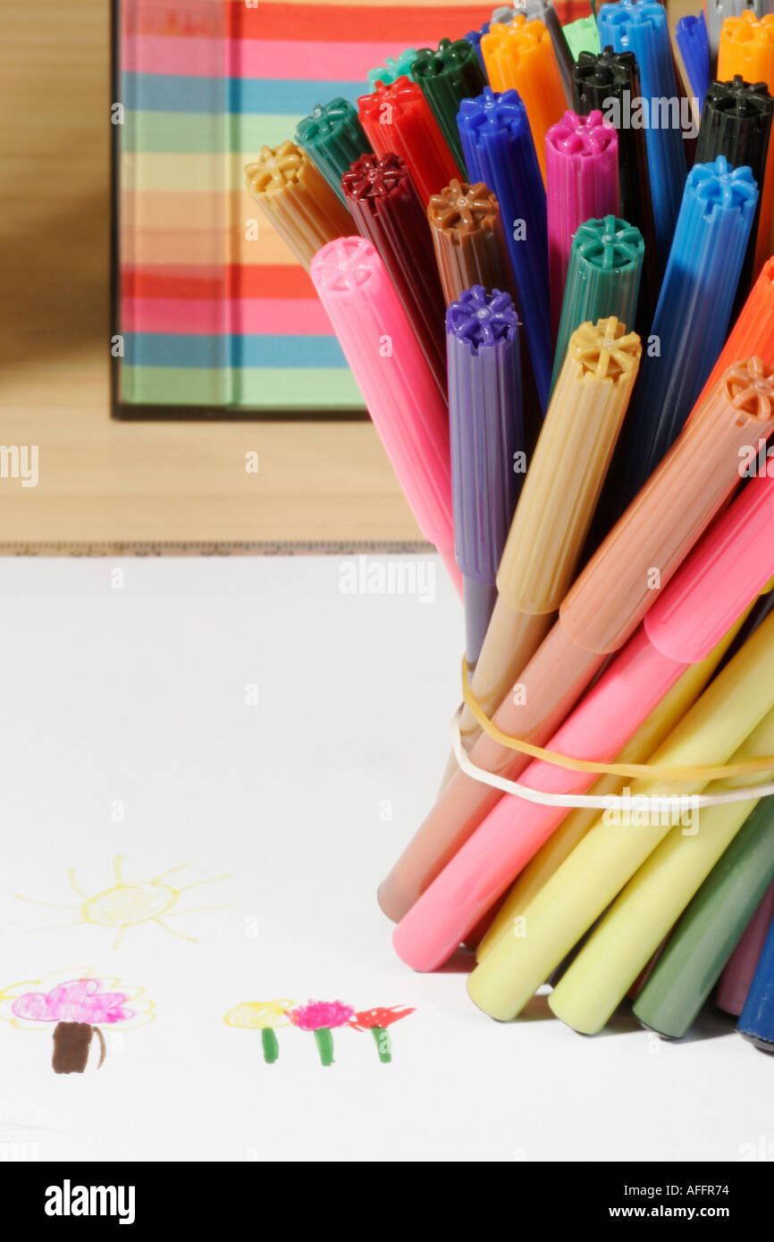 Filzstift zeichnung hi-res stock photography and images - Alamy