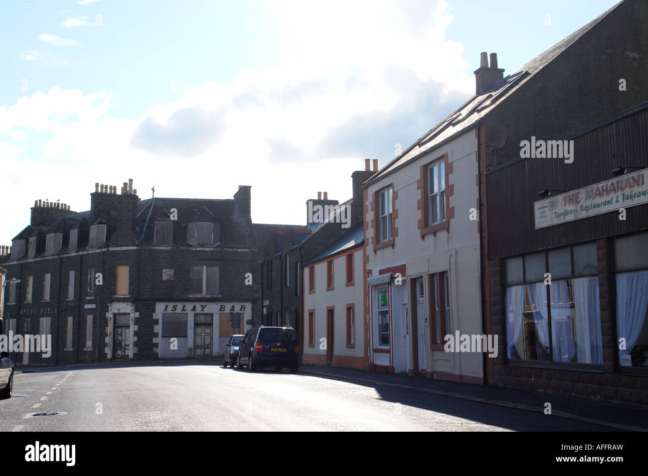 SCOTTISH ISLAND ISLAY Port Ellen Stock Photo - Alamy