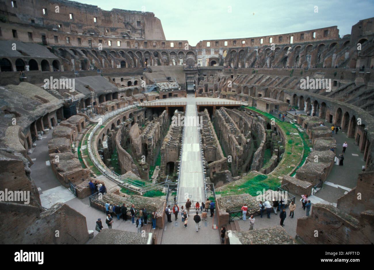Interior of Coliseum Rome Italy Stock Photo - Alamy