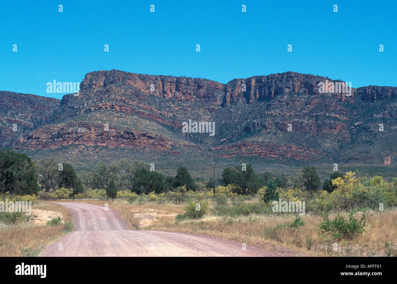 Elder range in Flinders Ranges National Park Australia Stock Photo - Alamy