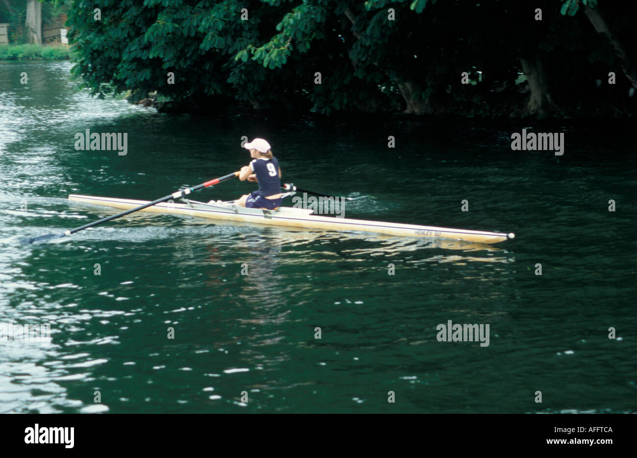 Rower with oars hi-res stock photography and images - Alamy