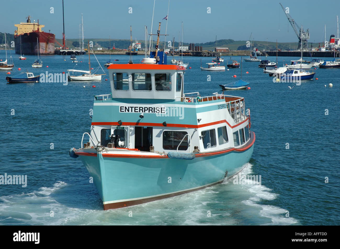 ferry, Falmouth, Cornwall, England, UK Stock Photo - Alamy