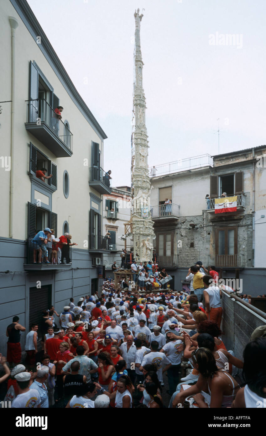 Italy Nola NA Festa dei Gigli Festival of the Gigli, usually celebrated ...
