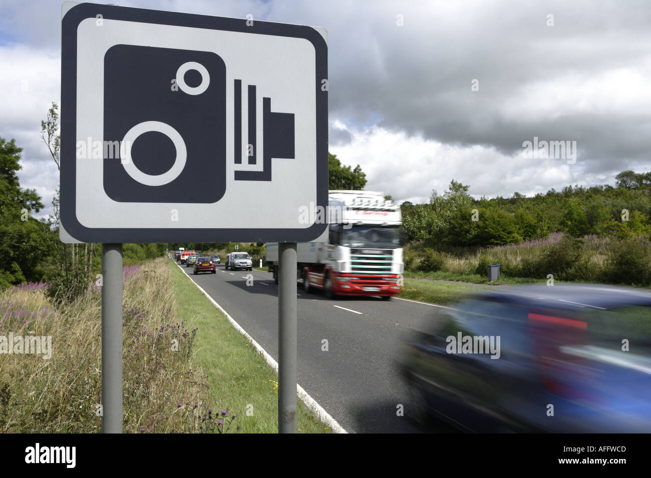 Traffic Enforcement Cameras Sign High Resolution Stock Photography and ...