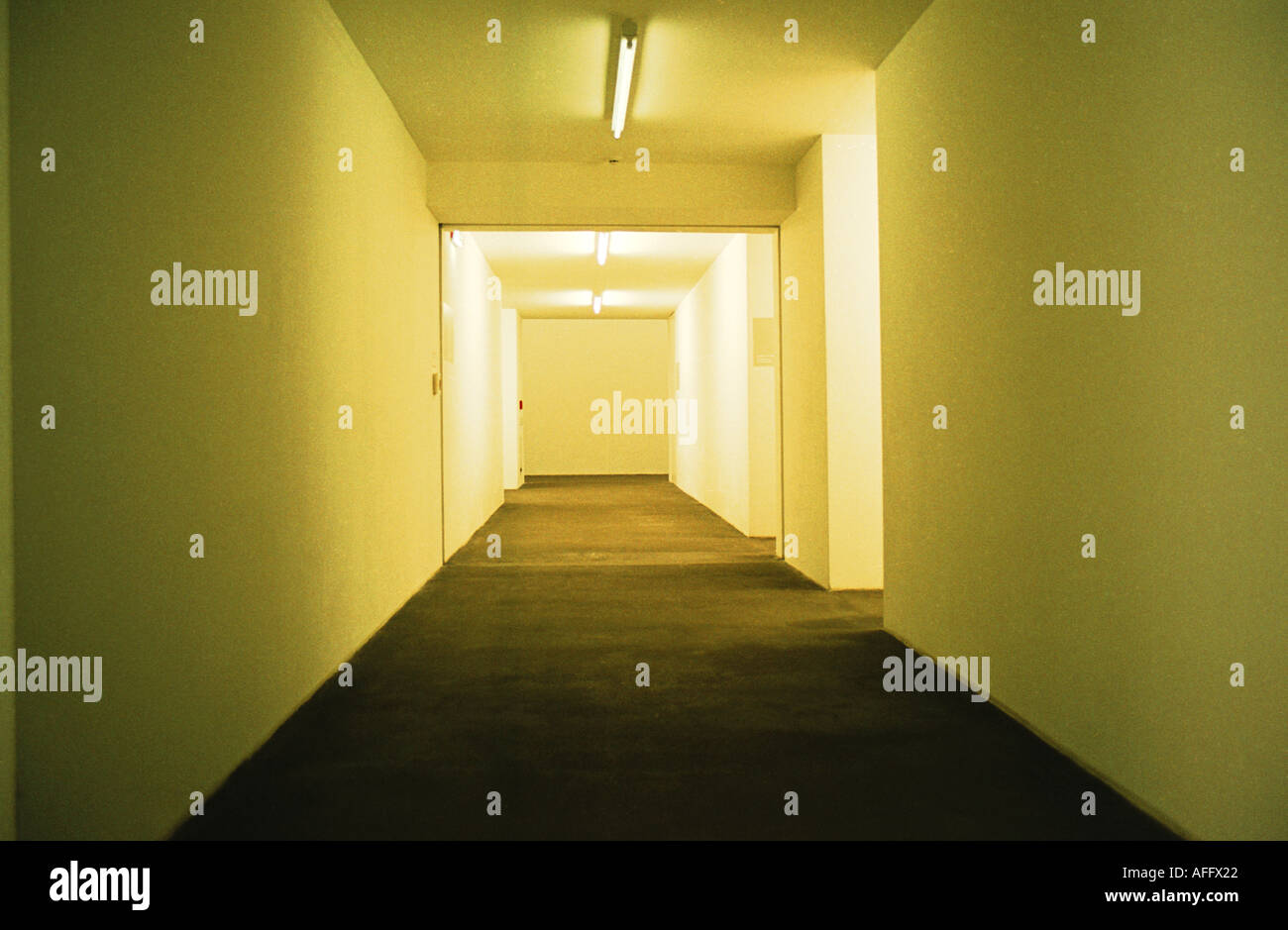 Fluorescent tube lighting, corridor hi-res stock photography and images ...