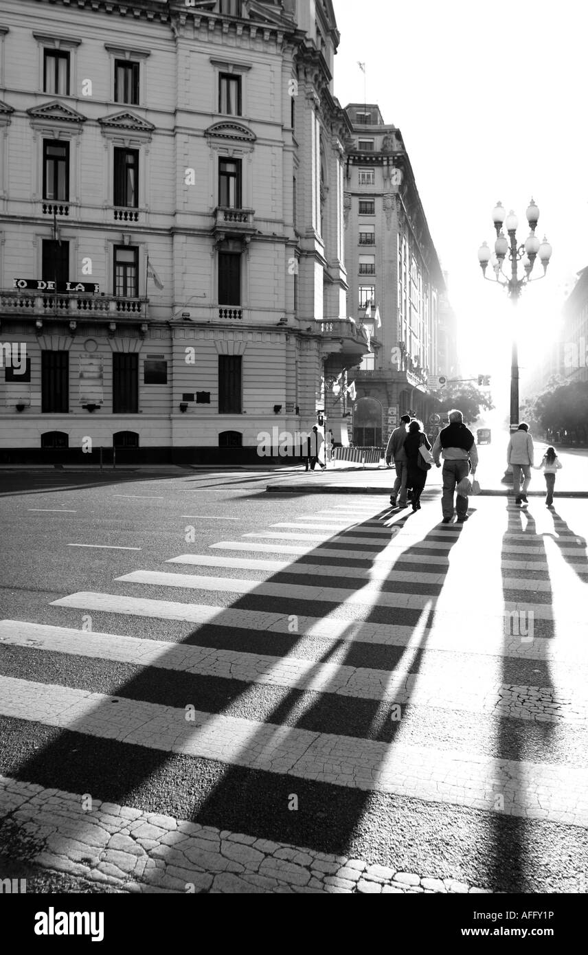 Late afternoon shadows Black and White Stock Photos & Images - Alamy