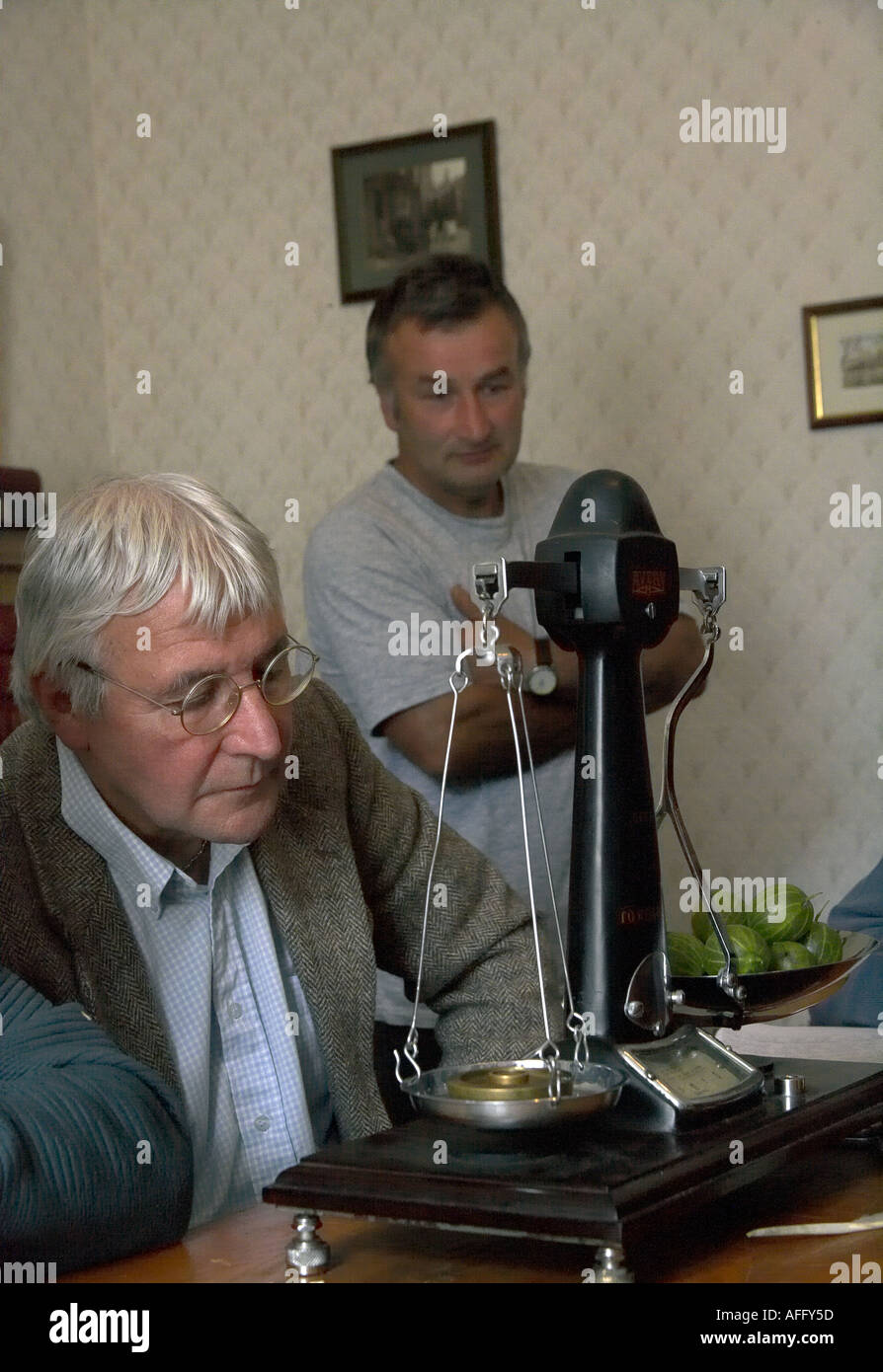 The Annual Egton Gooseberry Show near Whitby North Yorkshire The only ...